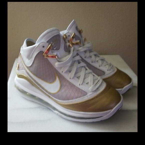 Nike | Shoes | Nike Lebron James Vii China Moon White Metallic Gold ...